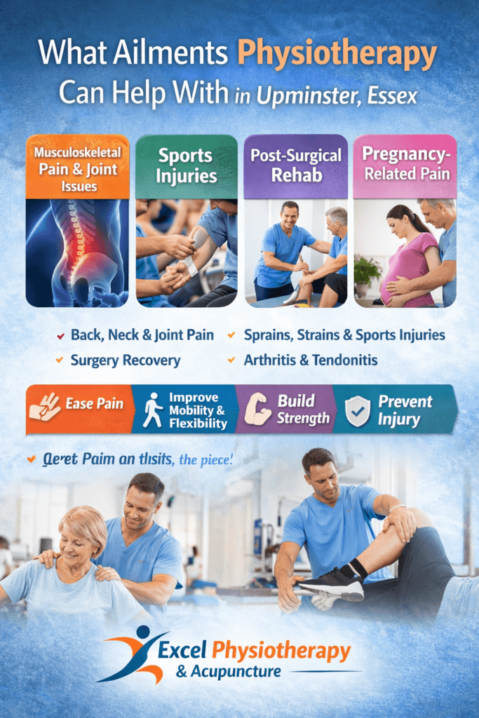 What Ailments Physiotherapy Can Help With at Excel Physiotherapy and ...